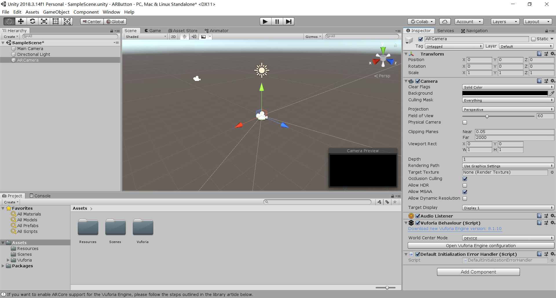 Unity3d--AR/MR 技术_unity mr触觉开发-CSDN博客