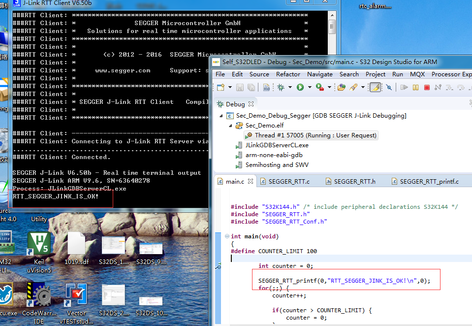 S32DS怎样导入自己编写的（.H文件）并使用JTAG实现RTT的SEGGER_PRINTF打印_ds32怎么添加.h文件-CSDN博客