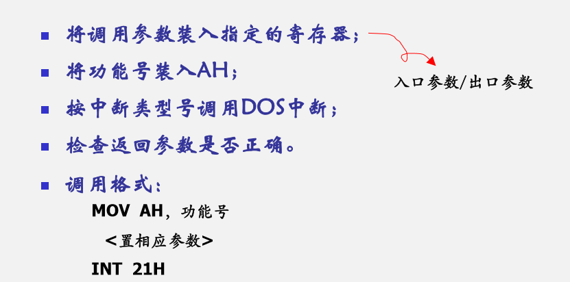 系统功能调用dos中断int 21h功能包单字符输入01单字符输出02字符串输入0a字符串输出09 灰信网(软件开发博客聚合)