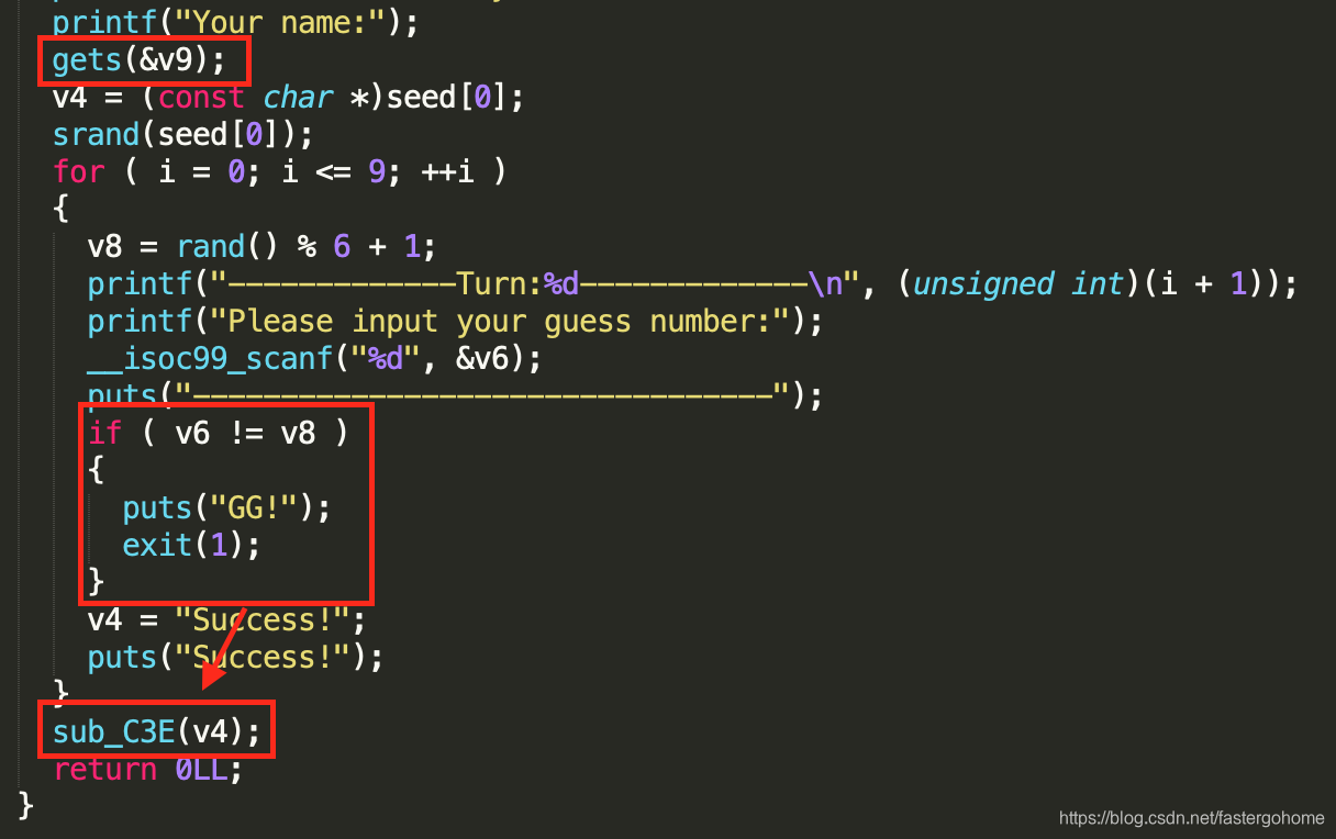 Guessnum Xctf Pwn Ctf Writeup系列8got Eof While Reading In Interactive Csdn博客