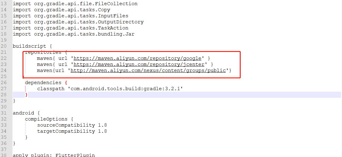 Flutter入门坑一could Not Resolve Comandroidtoolsbuildgradle321 Csdn博客 