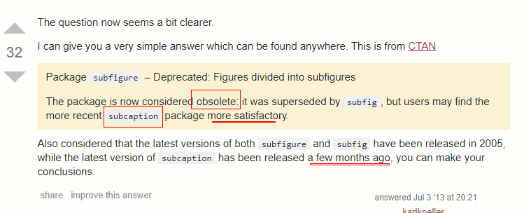 Texstudio error : Undefined control sequence. \begin{document} （subfigure已经被废弃了，用subcaption ...