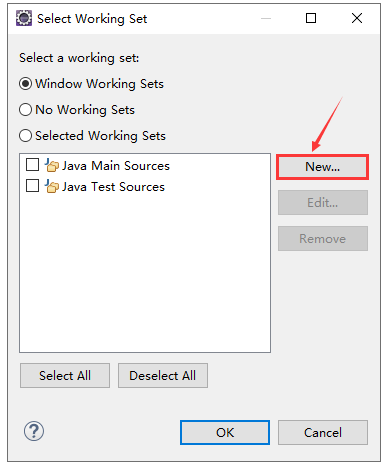 Eclipse设置工作集（Working Set）_select working set-CSDN博客