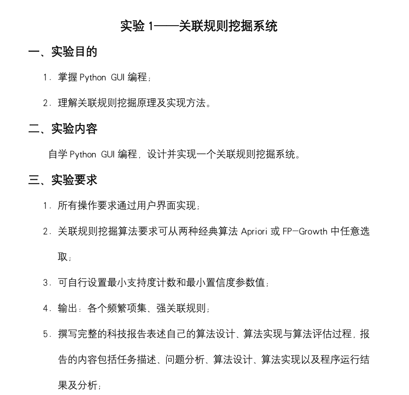 20191202_Apriori算法和FP-Growth算法python实现_tkinter apriori fp growth-CSDN博客