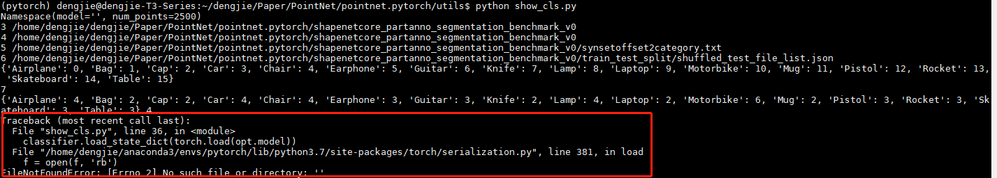 pointnet-pytorch代码运行_python train-classifaication.py-CSDN博客