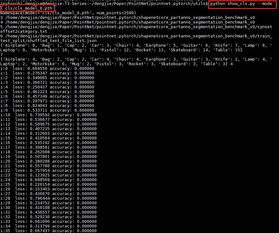 pointnet-pytorch代码运行_python train-classifaication.py-CSDN博客