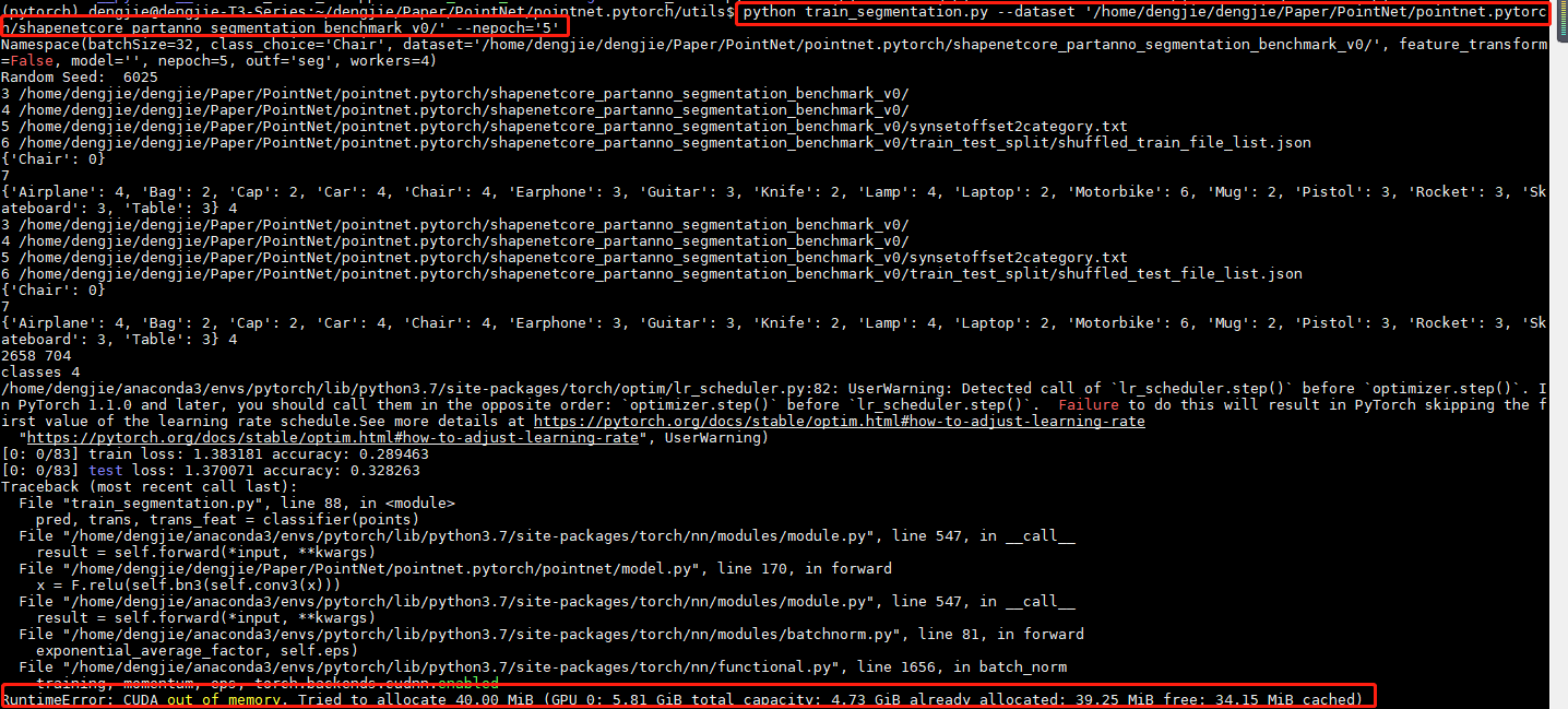 pointnet-pytorch代码运行_python train-classifaication.py-CSDN博客