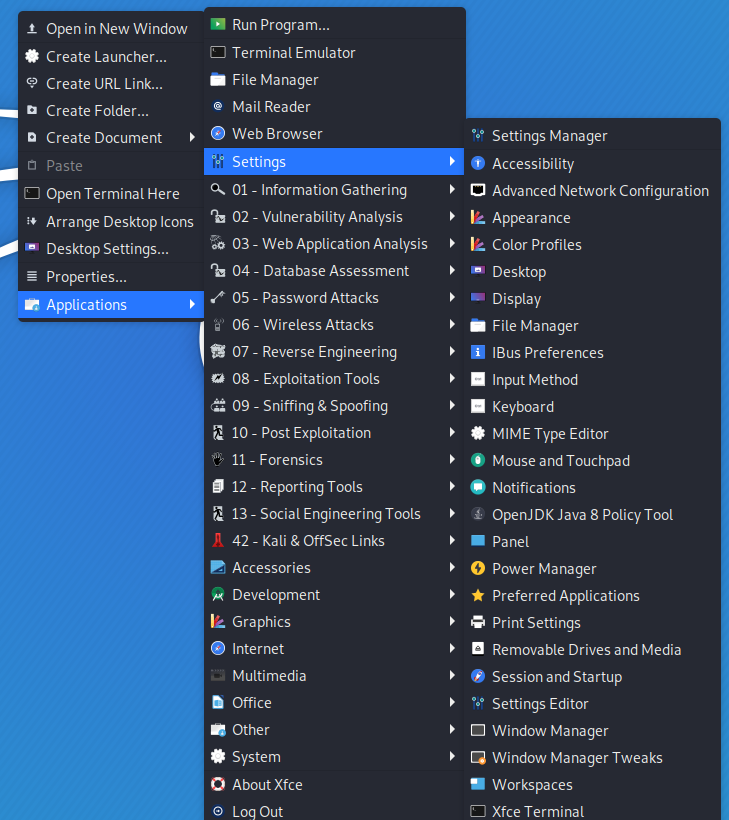 新版kali Xfce桌面环境安装与配置中文输入法ibus_xfce ibus-CSDN博客