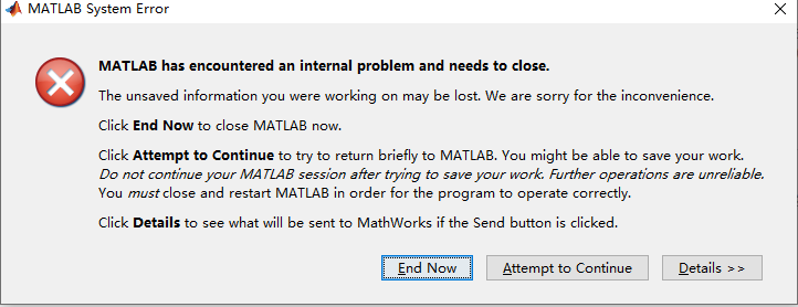 AMD的CPU运行Matlab软件进行神经网络运算时总是出现闪退问题及解决方法_matlab运行神经网络闪退-CSDN博客