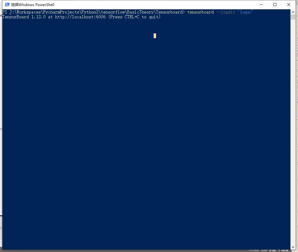Tensorboard 命令行输入tensorboard Logdir Logs报错tensorboard Logdir 