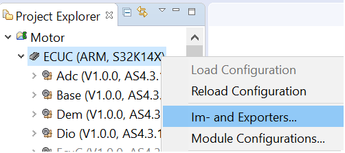 EB Tresos Studio import/export epc/arxml format file - Programmer Sought