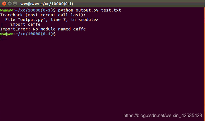 Caffe报错(2)importerror No Module Named Caffe Csdn博客