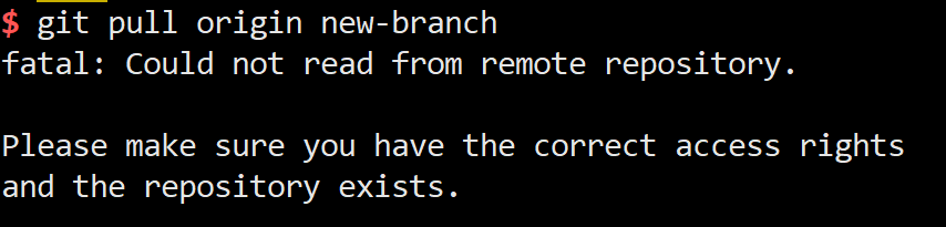 git 报错：fatal: Could not read from remote repository_fatal: could not read from remote repository ...