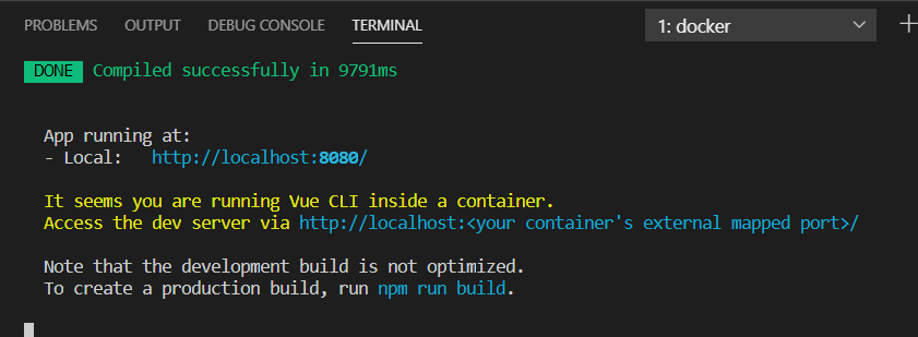 docker学习-构建vue开发环境_## 创建一个目录 run mkdir /data ## 指定工作目录 workdir /data_肚子饿啊的博客-CSDN博客