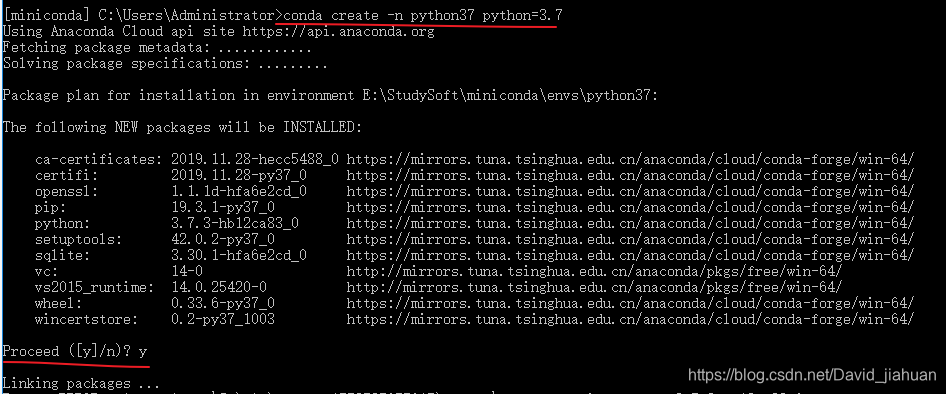 Anaconda 管理多个版本的python环境conda Create N Py37 Python37 Csdn博客