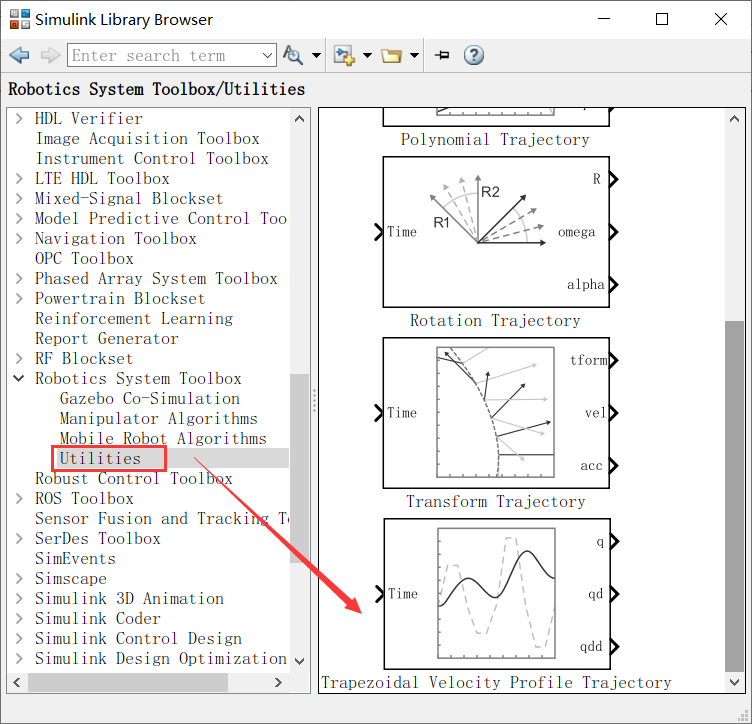 Robotics System Toolbox 使用笔记 —— 梯形速度轨迹规划模块的使用_梯形速度 离散采样-CSDN博客