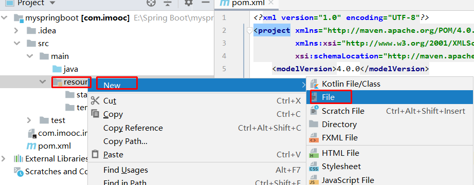Spring Boot应用开发--小案例--利用Maven手动创建Spring Boot应用工程_spring boot maven 应用开发 ...