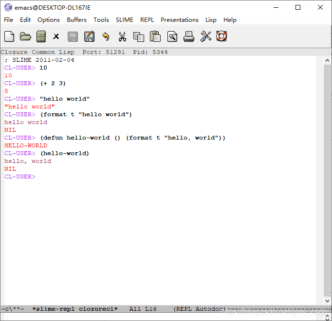 191common Lisp开发环境与语言初步comman Lisp Gui Csdn博客