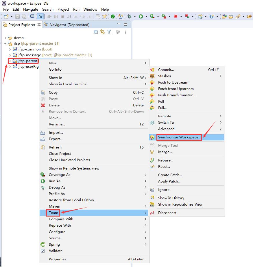 Eclipse本地代码和Git远程仓库代码进行同步_eclipse team git synchronize怎么设置-CSDN博客