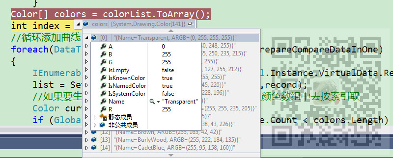C#中怎样获取System.Drawing.Color的所有颜色对象并存到数组中_c# 数据库存color-CSDN博客