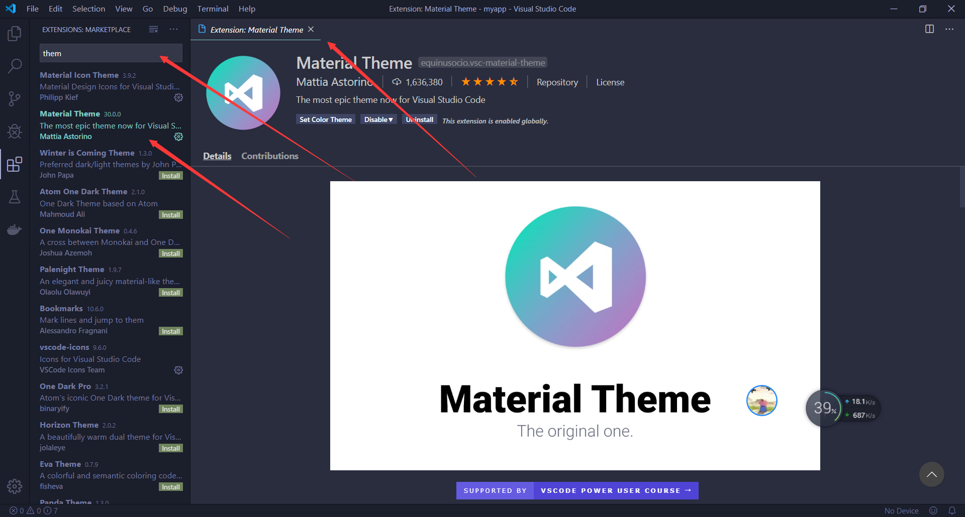 vscode和ide（JetBrains全款）安装 Material Theme UI主题_material theme ui for vscode-CSDN博客