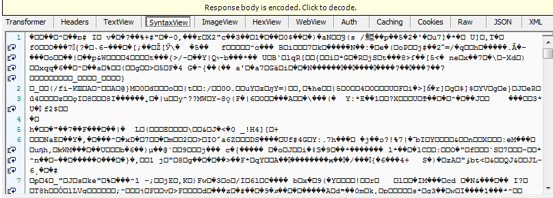 Fiddler抓包 Response textview 乱码解决_fidder抓app的包 textview返回的是编码后的-CSDN博客
