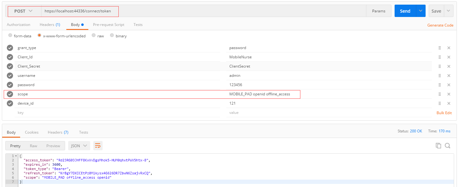 IdentityServer4 Reference Token 刷新token Postman截图_addoauth2introspection-CSDN博客