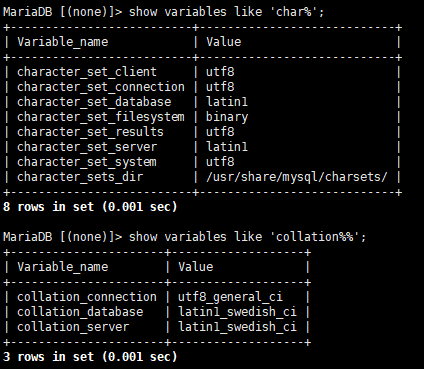 MariaDB修改字符集_mariadb 修改 字符集-CSDN博客