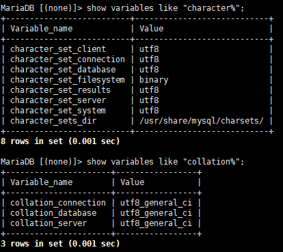 MariaDB修改字符集_mariadb 修改 字符集-CSDN博客