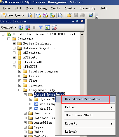 Use iFix SQL Blocks with RDBs（SQL SERVER 2008） - 使用存储过程_基于sql server 2008数据库的ifix操作记录教程-CSDN博客