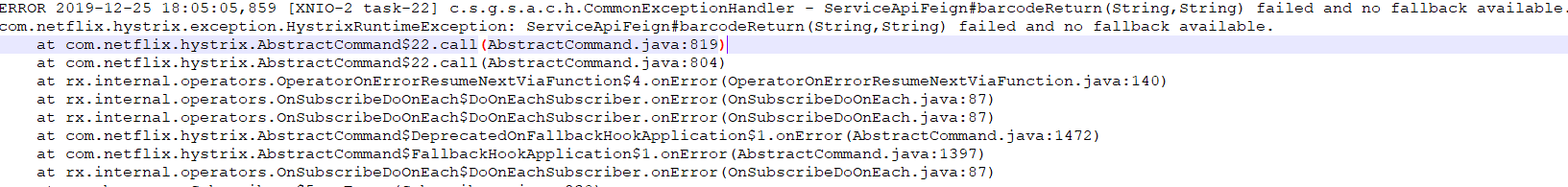 SpringCloud Hystrix超时：HystrixRuntimeException: xxx failed and no fallback available-CSDN博客