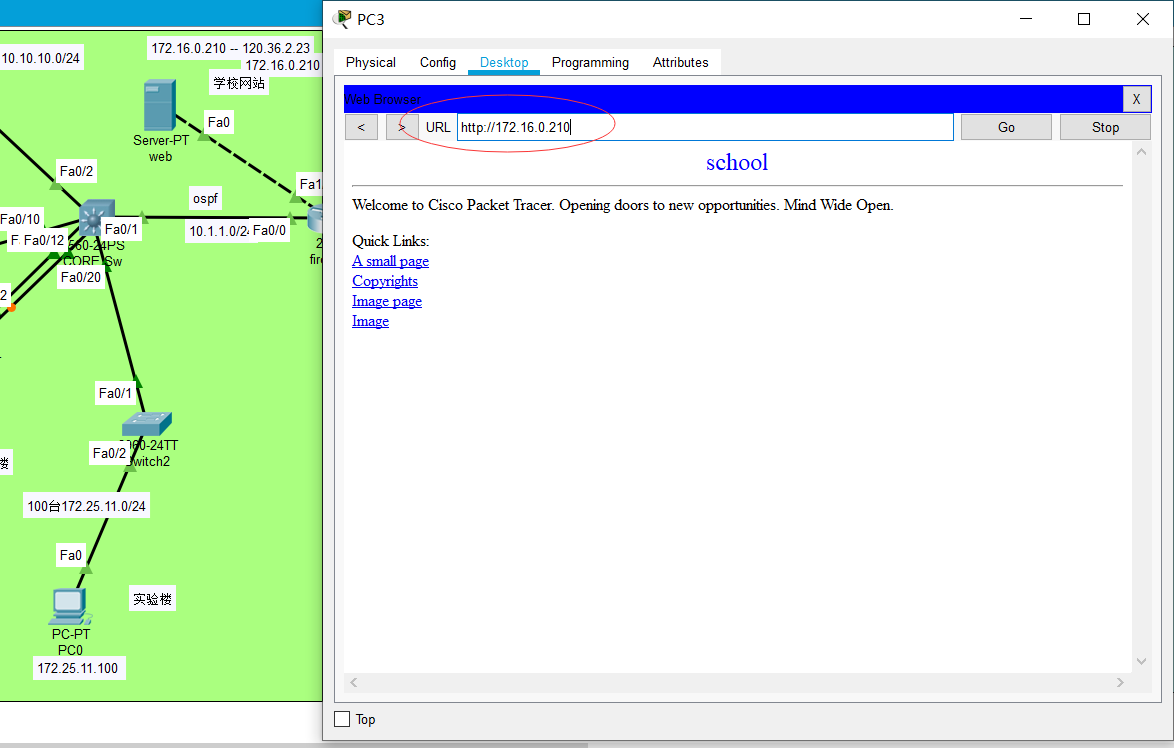 思科综合拓扑实验简记(ospf+acl+vlan+默认路由+nat+telnet等相关知识点)_设计一个思科实验,要求涉及到vlan的配置,stp协议,ospf,acl知识点,能在思科中运行 ...