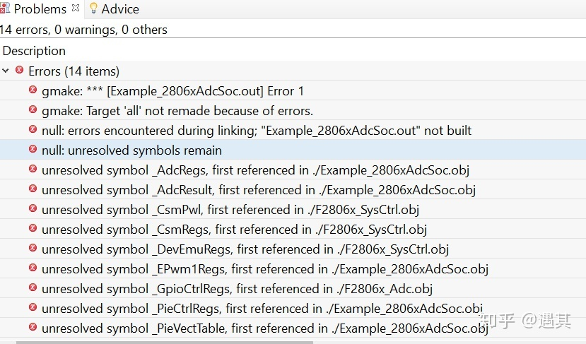 Ccs编译器报错ccs Unresolved Symbol First Referenced Csdn博客 