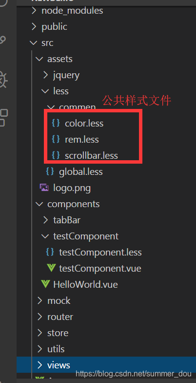 Vue Cli3全局引入less变量vue3中全局引入less Csdn博客