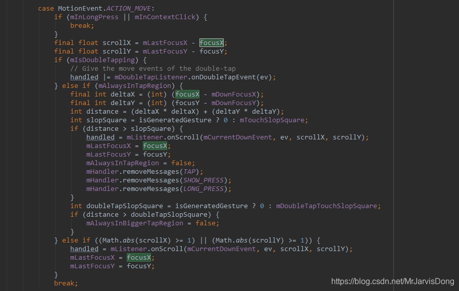 Android 手势 Gesturedetector Onscroll方法的探讨 Csdn博客