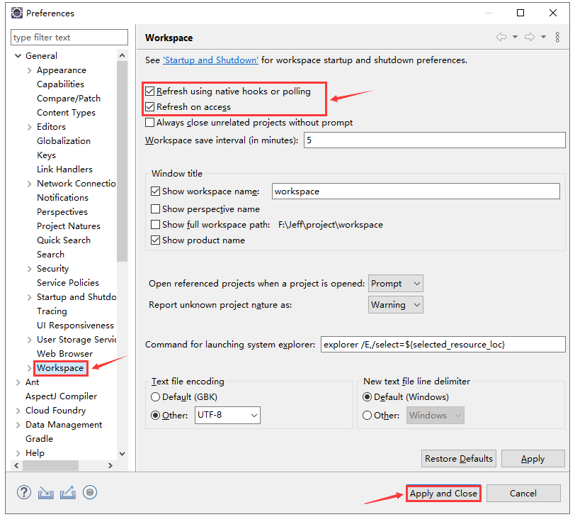 Eclipse设置项目文件更新，自动刷新workspace_cs-studio怎么更新worksapce-CSDN博客