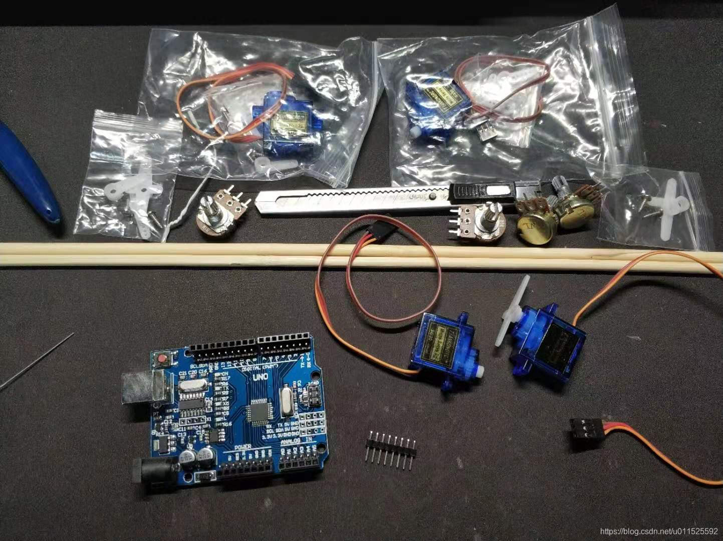 Arduino随动四轴机械臂,机械臂实现步骤记录、复现功能机械臂的实现 Csdn博客