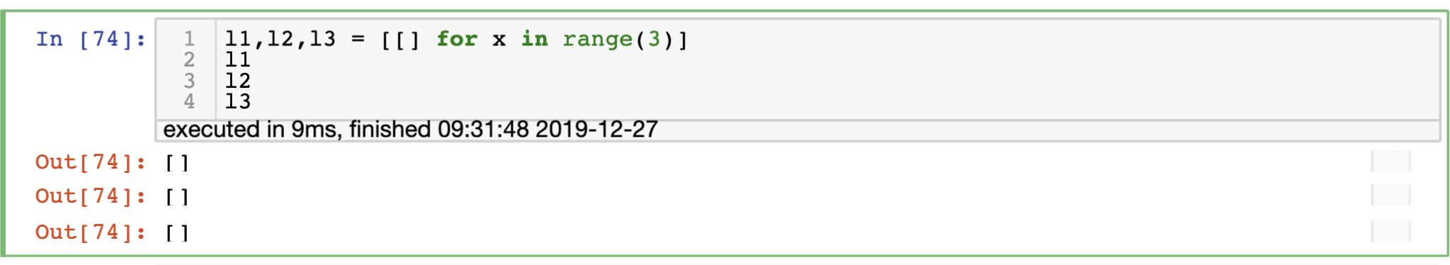 一次性创建多个空列表_批量空列表-CSDN博客