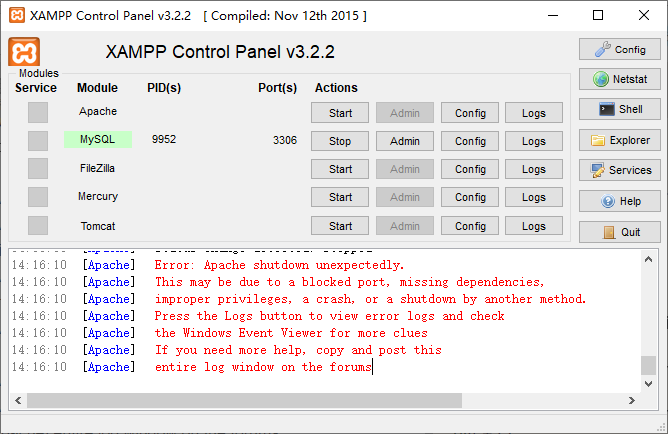 打开XAMPP出现local host拒绝该请求或者空白页面_xampp开启后loclhost-CSDN博客