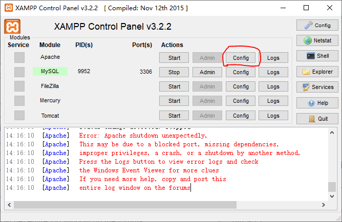 打开XAMPP出现local host拒绝该请求或者空白页面_xampp开启后loclhost-CSDN博客