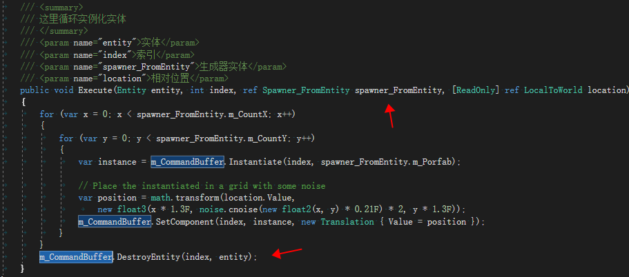 Unity ECS学习笔记（8）EntityCommandBufferSystem_unity createcommandbuffer 创建的实体 如何初始化-CSDN博客
