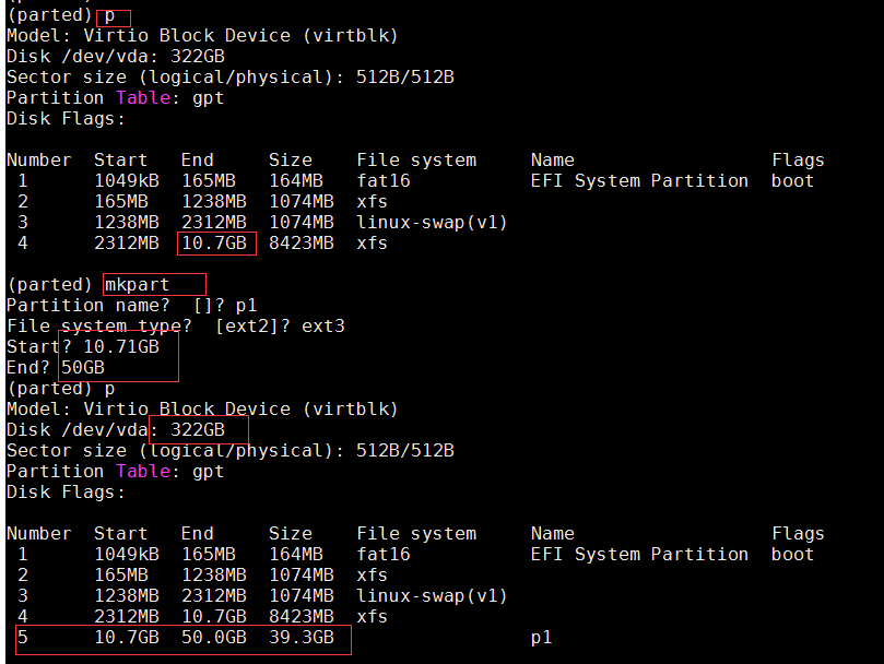 linux 使用parted分区扩容-CSDN博客