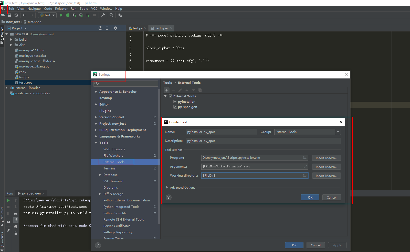 How to use pyinstaller in pycharm - Programmer Sought
