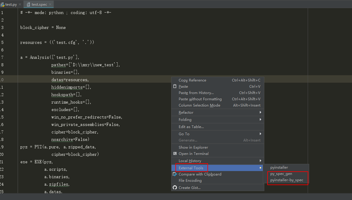 How to use pyinstaller in pycharm - Programmer Sought
