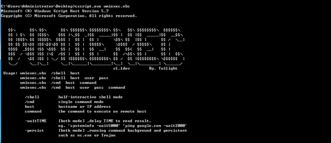 横向远程命令执行——WMIC_wmicmd_SheXinK的博客-CSDN博客