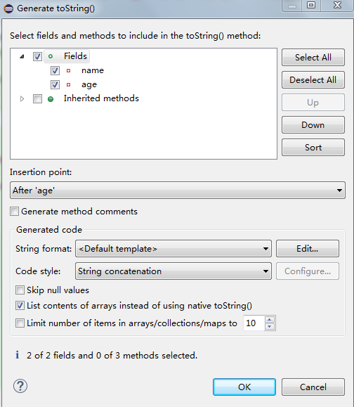 Eclipse自动生成get、set、equals、tostring方法的快捷方式eclipse自动生成equals Csdn博客