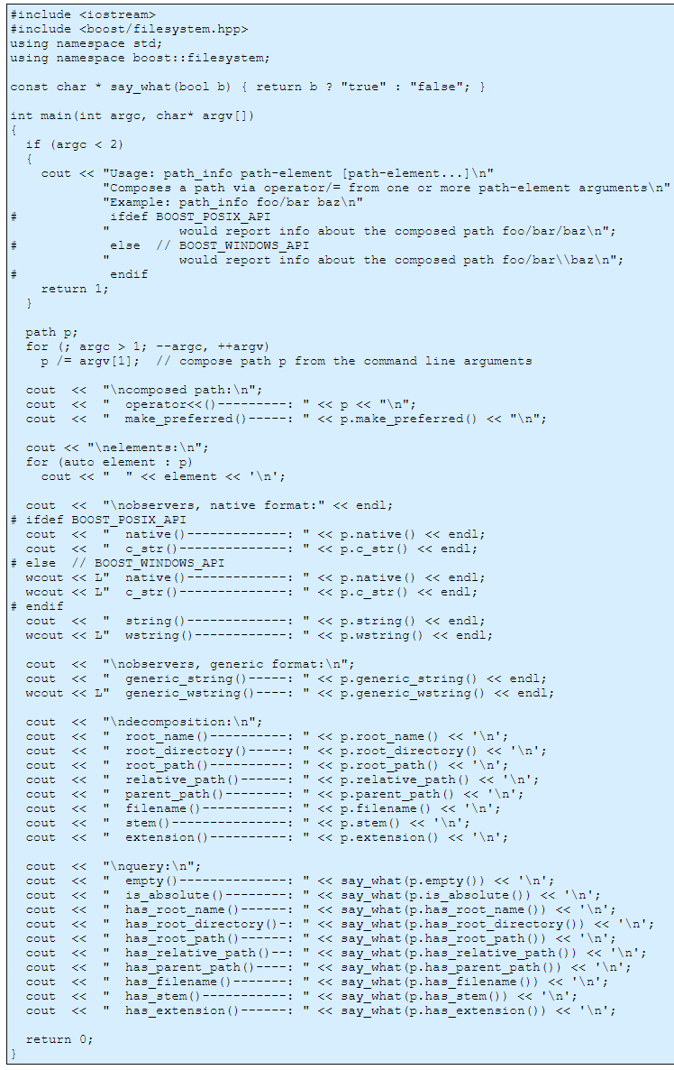 Boost Filesystem使用手册（官网翻译）-CSDN博客