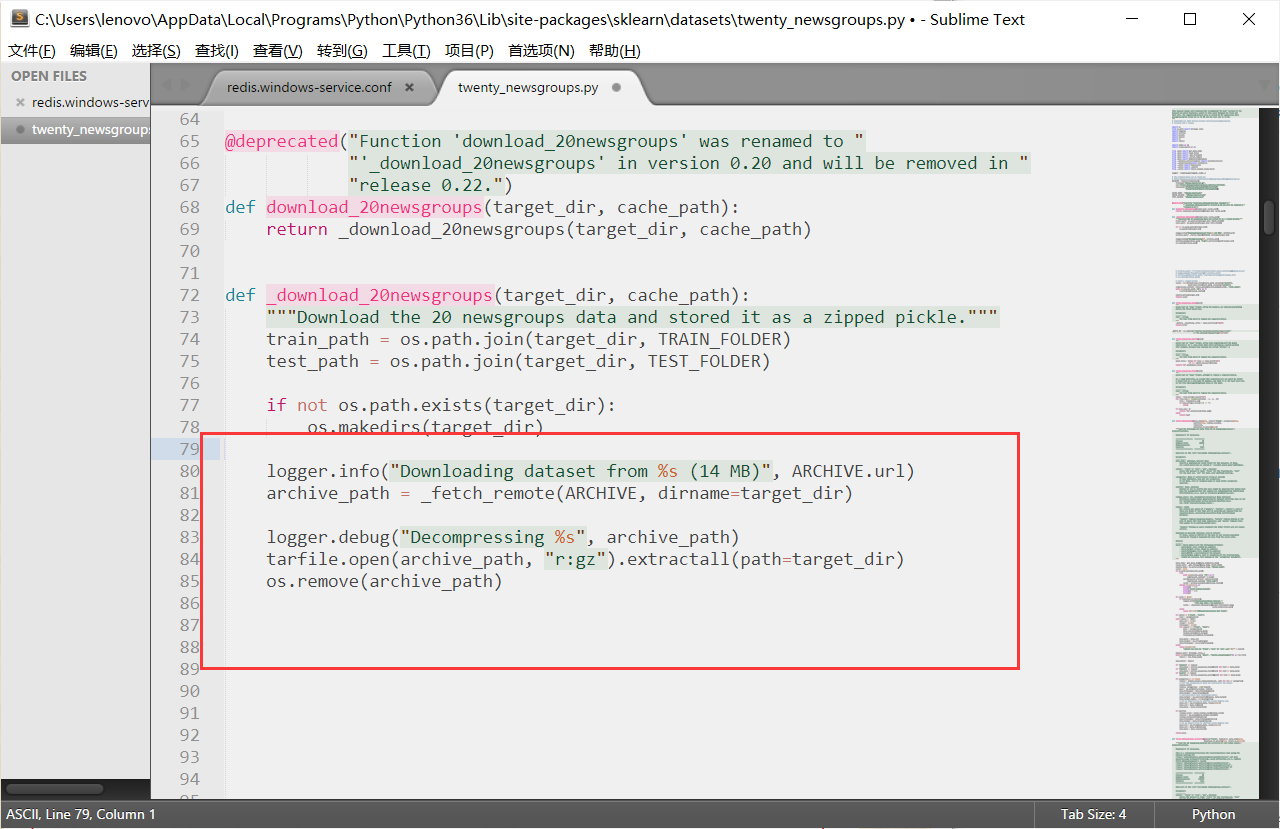 关于sklearn.datasets.fetch_20newsgroups下载报错的问题_sklearn的20类新闻数据无法下载-CSDN博客