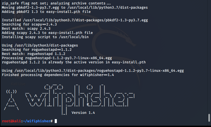 wifiphisher 如何正确安装_wifiphisher安装-CSDN博客